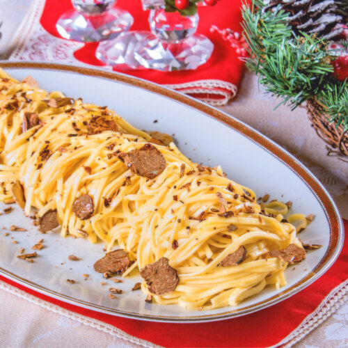 Tajarin with truffles