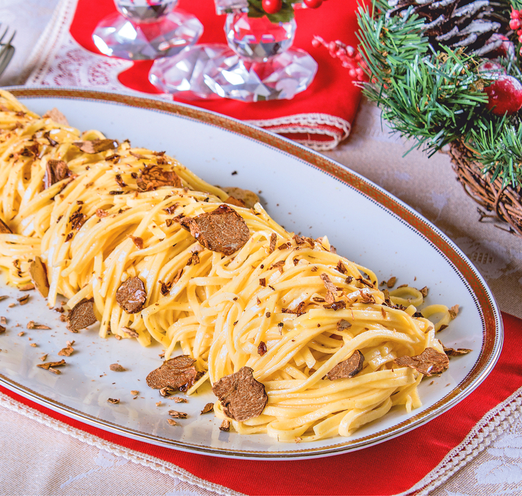 Tajarin with truffles
